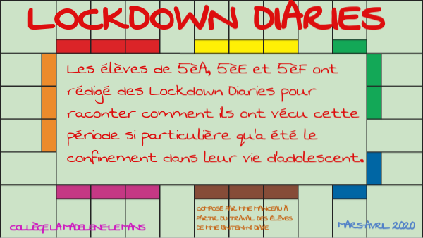 Lockdown diaries | Genially