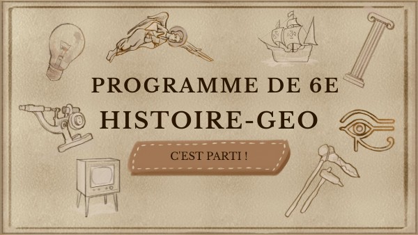 Présentation programme 6e
