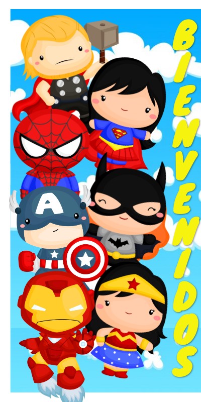 Cartel Superhéroes | Genially