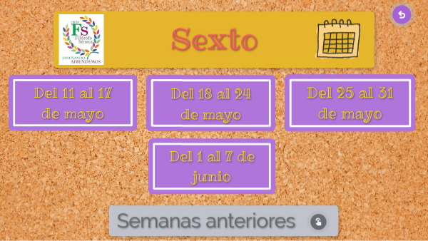 Semanas Sexto