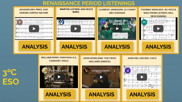 RENAISSANCE PERIOD LISTENINGS