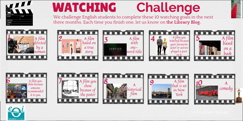 Cinema challenge | Genially