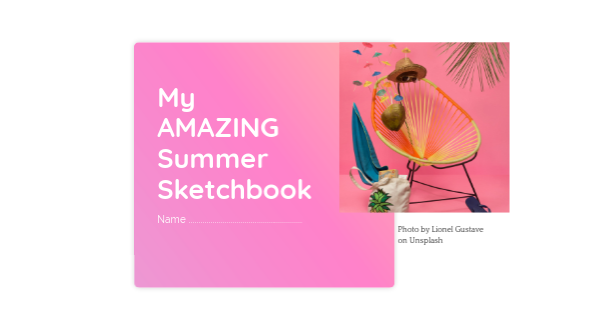 My AWESOME summer sketchbook | Genially