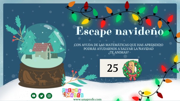 ESCAPE ROOM MATEMÁTICO NAVIDEÑO | Genially