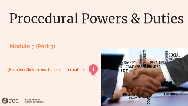 Module 3 (Part 3)- Procedural Powers & Duties copy