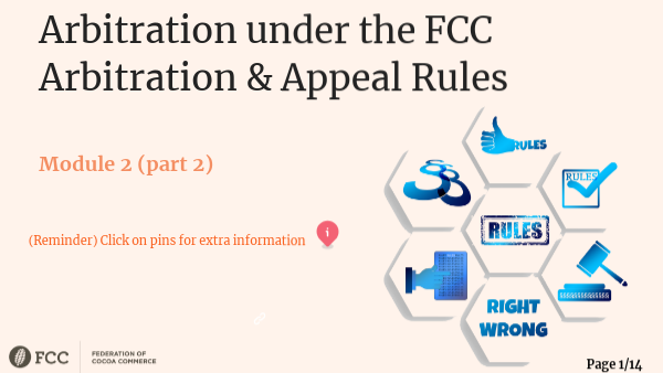 Module 2 (Part 2) Arbitration & Appeal Rules 3.1 - 5