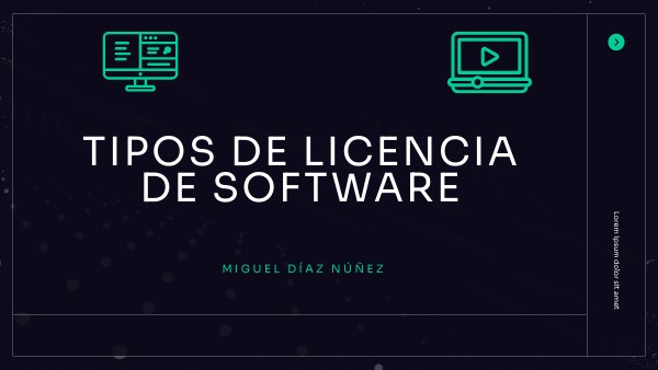Tipos de licencia de software