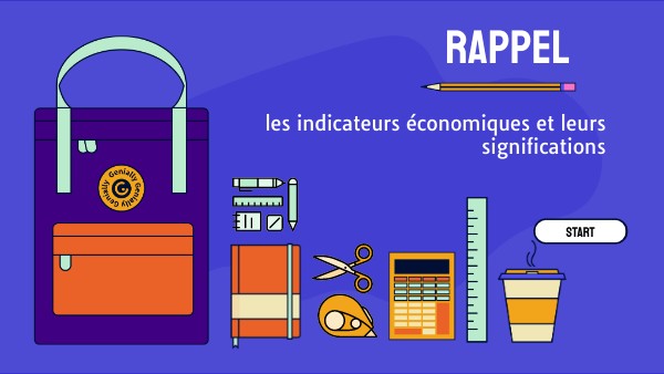 LES INDICATEURS ECONOMIQUES | Genially