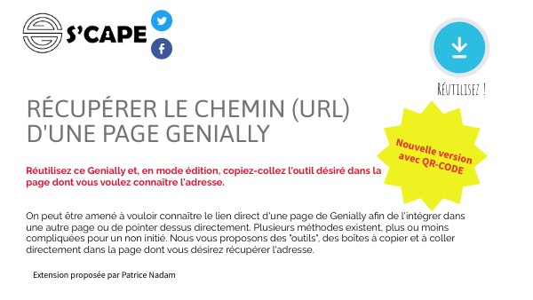 url ou iframe page genially | Genially