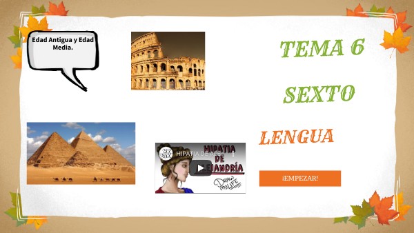 TEMA 6 LENGUA SEXTO 2020 21