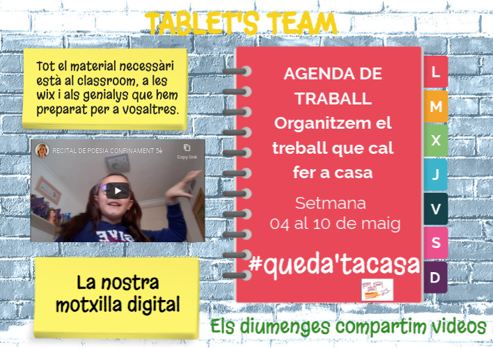 07 AGENDA TABLET'S TEAM