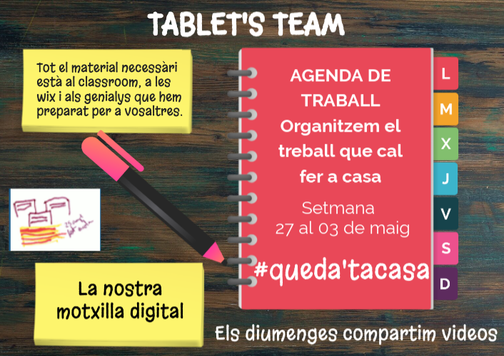 06 AGENDA TABLET'S TEAM | Genially
