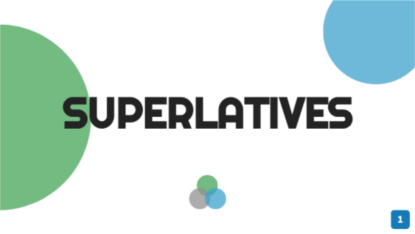 SUPERLATIVES | Genially