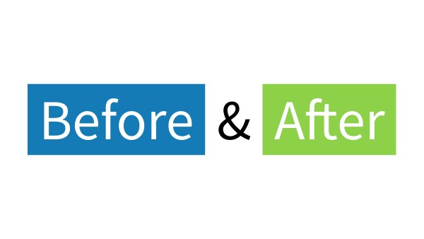 Before and after - 3