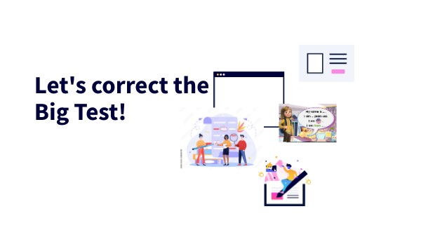 correction Big Test 6e | Genially
