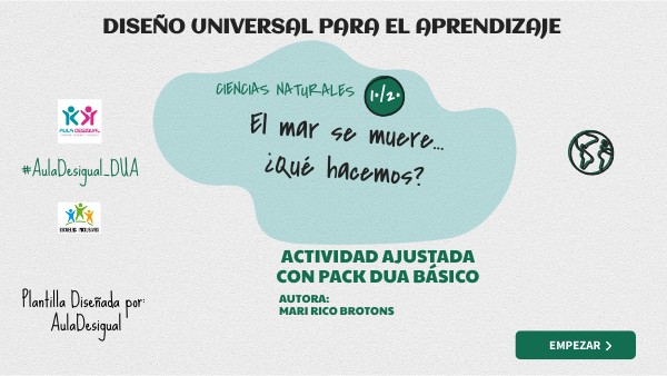 EL MAR SE MUERE actividad ajustada con PDB | Genially