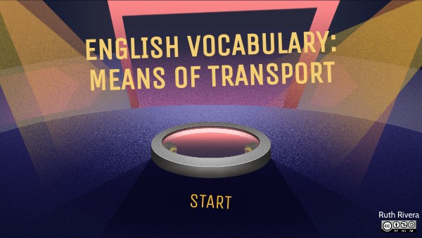 ENGLISH vocabulary: means of transport | Genially