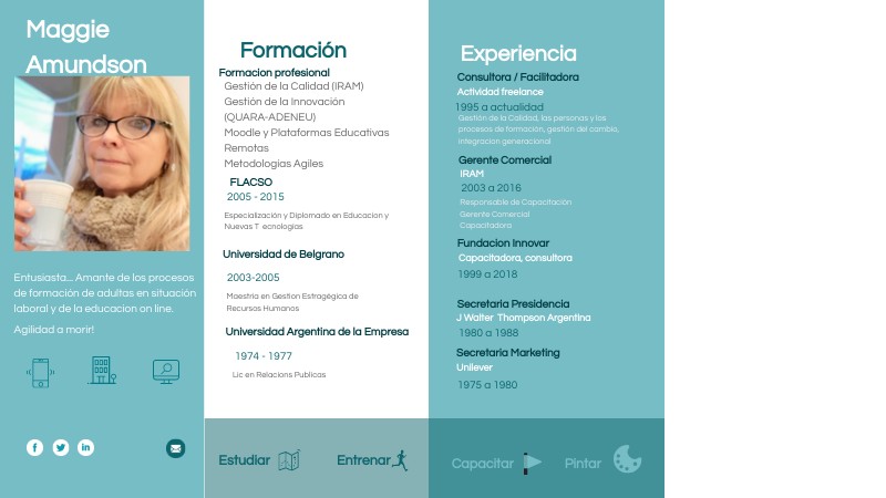 CV Maggie Amundson | Genially