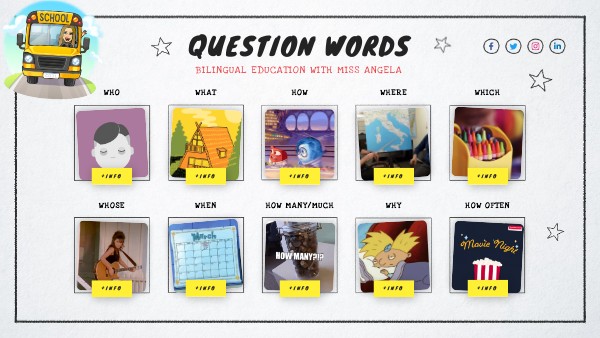 Question words_Miss Angela | Genially