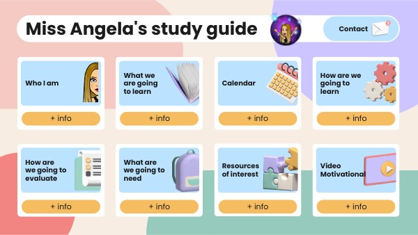 MISS ANGELA'S STUDY GUIDE | Genially