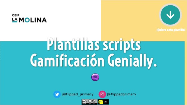 FORMACIÓN CEIP LA MOLINA ROQUETAS Plantillas Scripts Gamificación | Genially