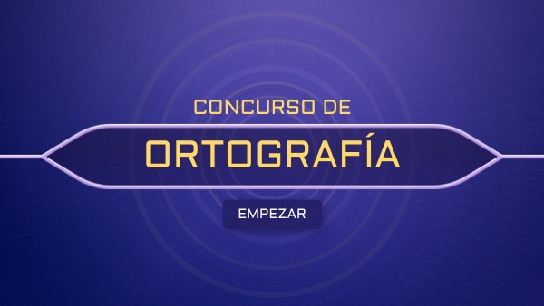 CONCURSO ORTOGRAFÍA EBBM