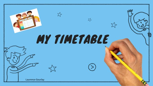 My timetable | Genially