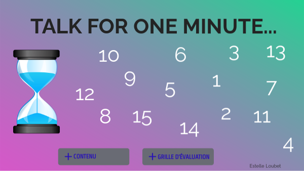 FdeF Talk for a minute about... | Genially