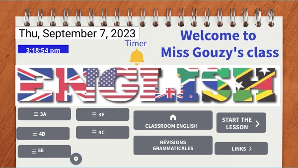 My classroom screen | Genially