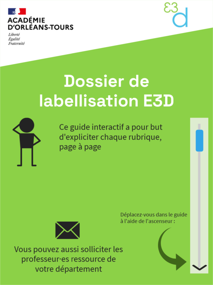 Tutoriel dossier E3D | Genially