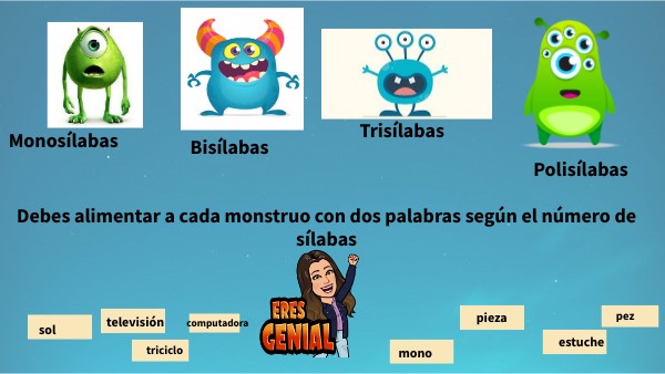 Mounstruos come sílabas