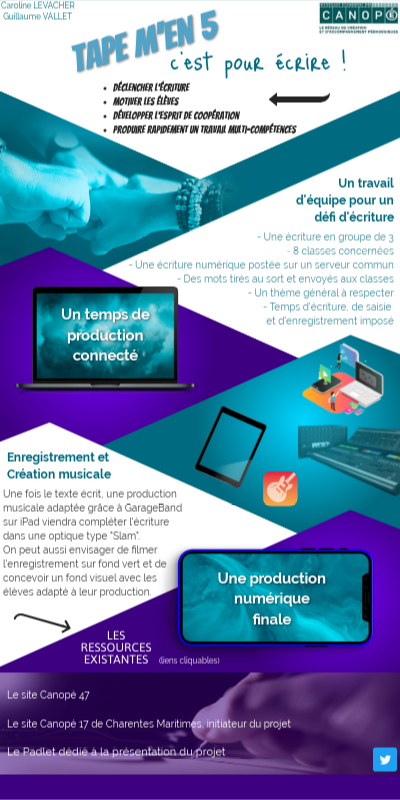 Tape m'en 5 | Genially