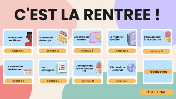 C'est la rentrée