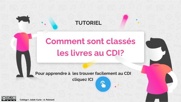 Classement des livres au CDI | Genially