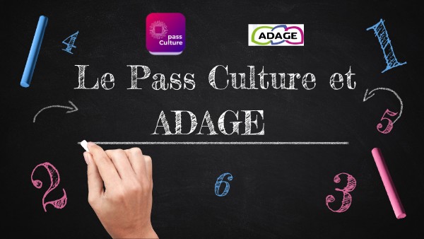Présentation pass culture et Adage | Genially