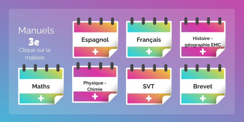 Manuels 3e | Genially