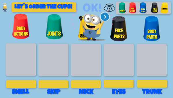 SPEED CUPS WITH WORDS | Genially