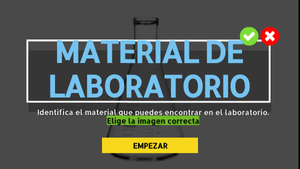 Juego "material de laboratorio" FQ | Genially