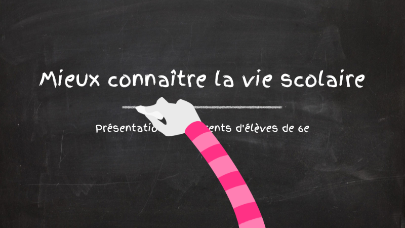 Présentation vie scolaire