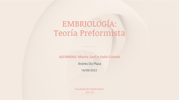 PREFORMISMO | Genially