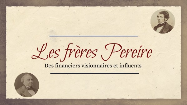 Les frères Pereire