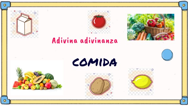 ADIVINANZAS (COMIDA) | Genially