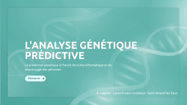 Analyses génétiques | Genially