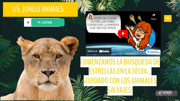 jungle animals | Genially