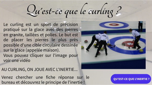 Le curling_Seconde | Genially