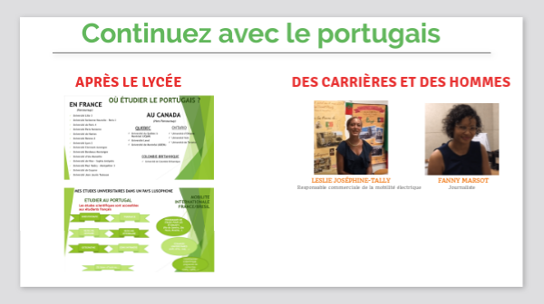 Continuez avec le portugais | Genially