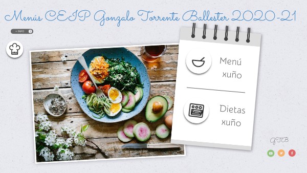 Menús comedor 2020-21