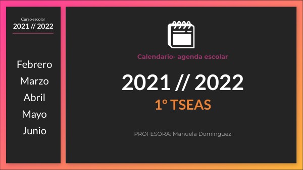 CALENDARIO TSEAS 21/22 | Genially