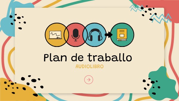 PLAN DE TRABALLO AUDIOLIBRO