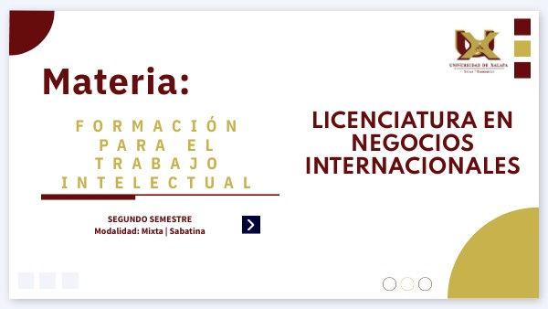 Formación para el trabajo intelectual | Genially